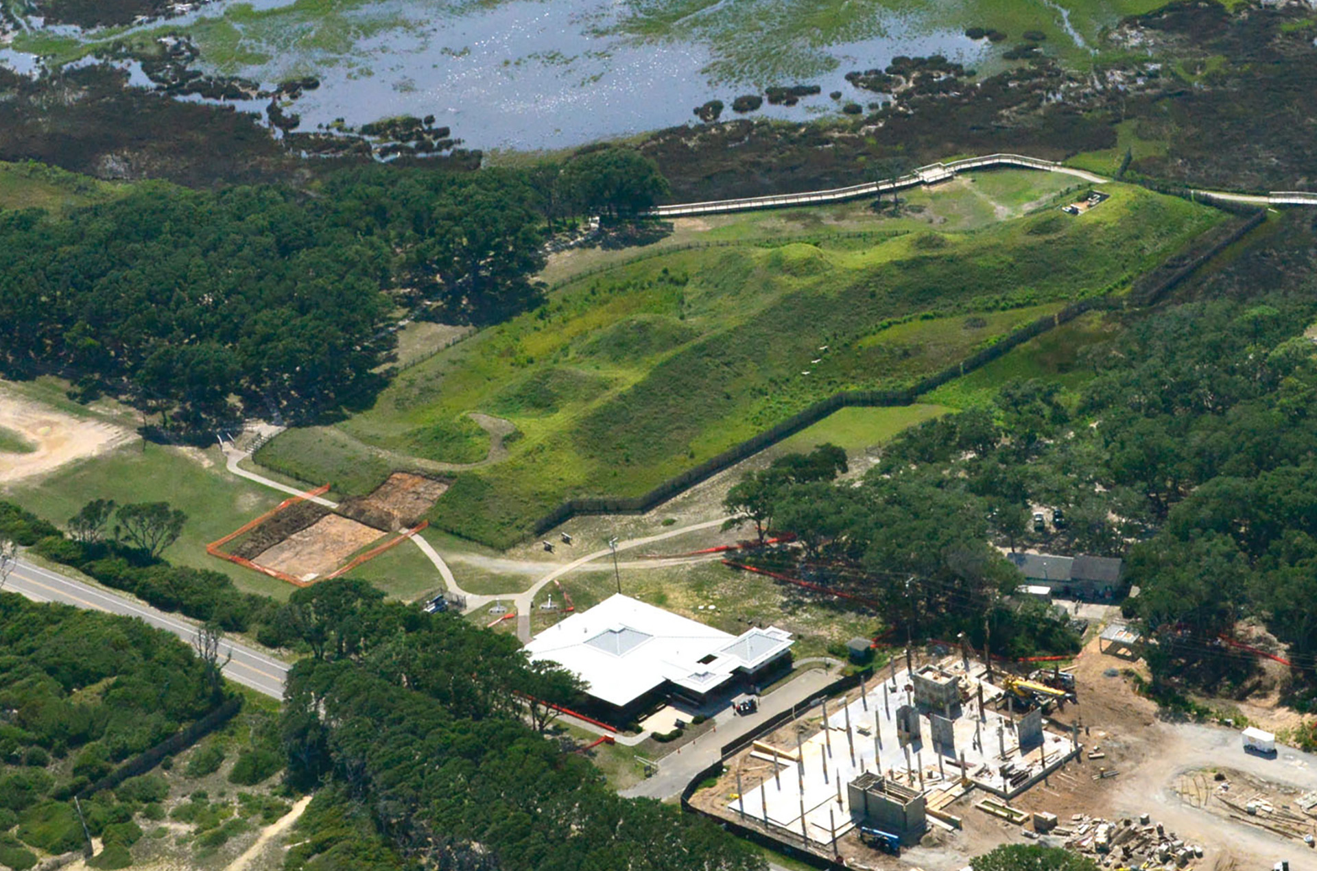 (3) Fort Fisher Visitor Center (Mounds Before) | Bordeaux Construction ...